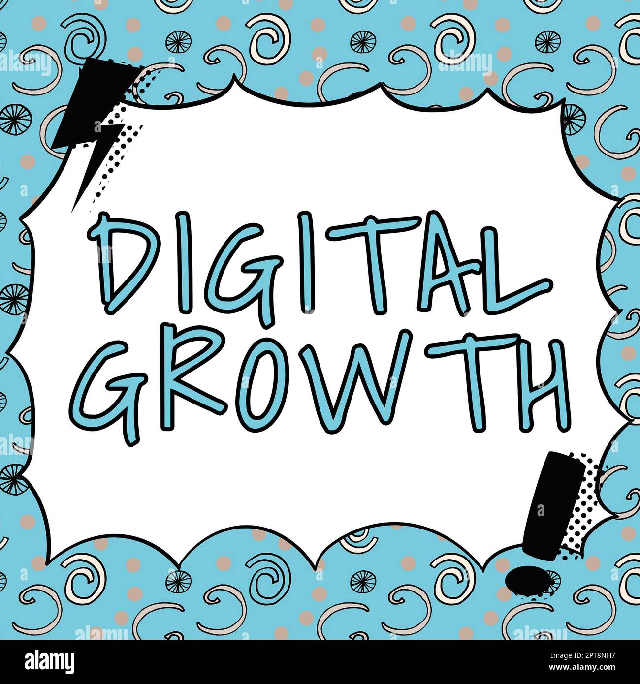Text showing inspiration Digital Growth, Business concept early stages ...