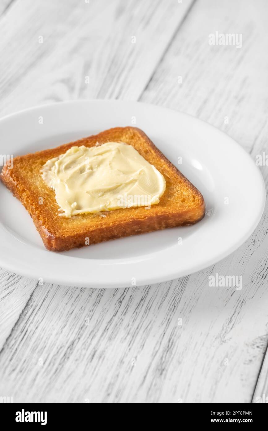 Melted butter on toast hi-res stock photography and images - Alamy