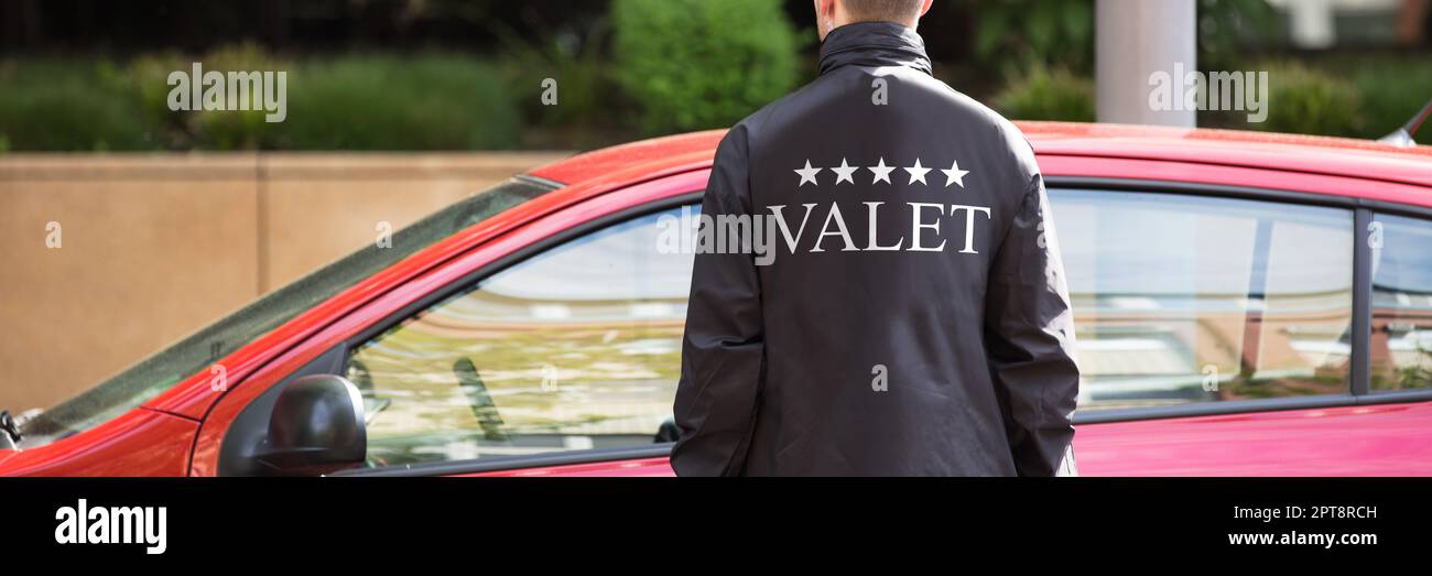 Car valet driver hi-res stock photography and images - Alamy