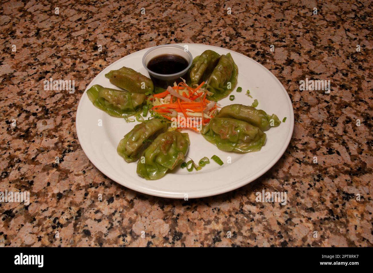 Authentic traditional Japanese dish known as Gyoza Stock Photo - Alamy