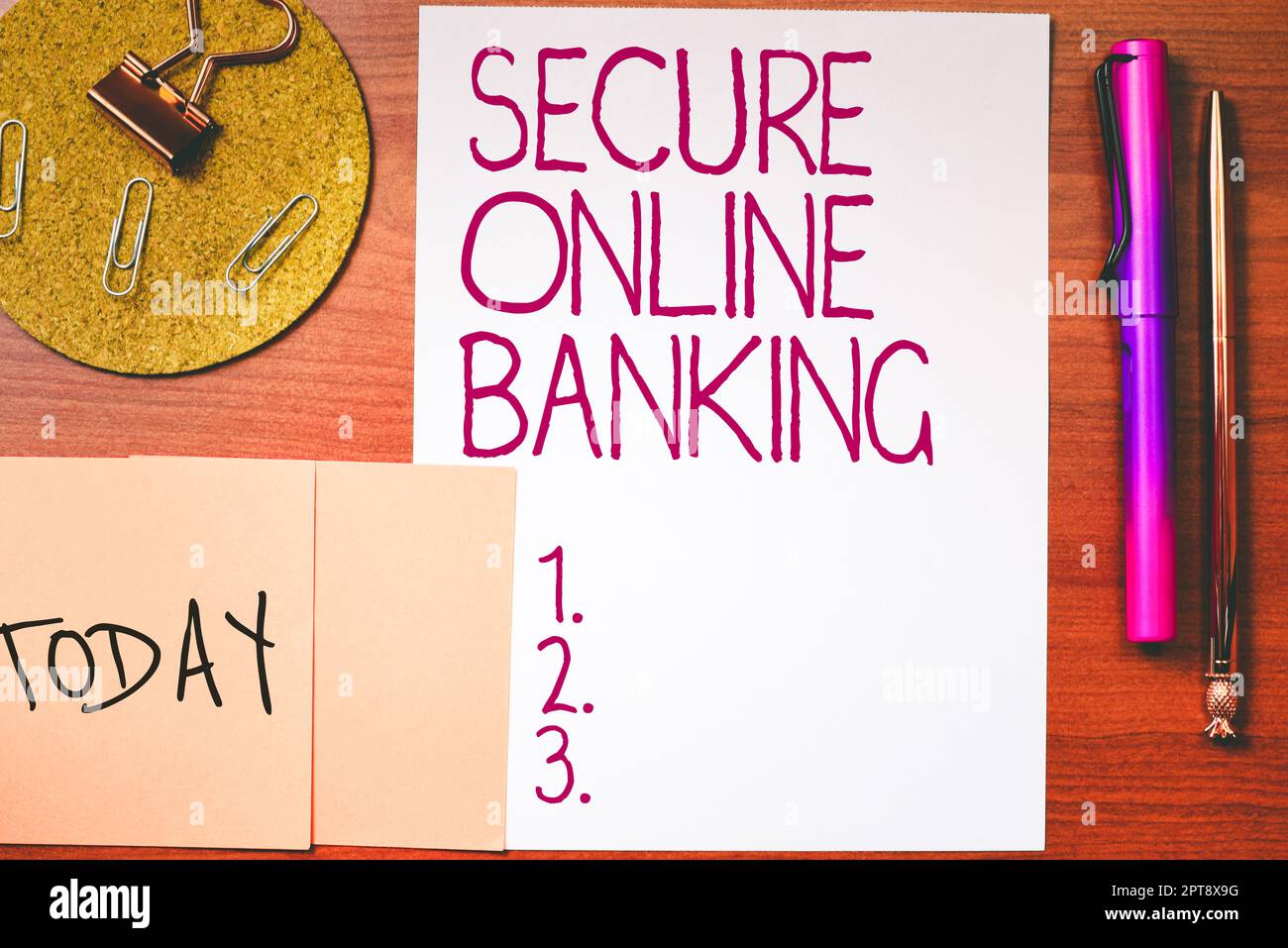 Text showing inspiration Secure Online Banking, Business idea protect ... Text showing inspiration Secure Online Banking, Business idea protect ...