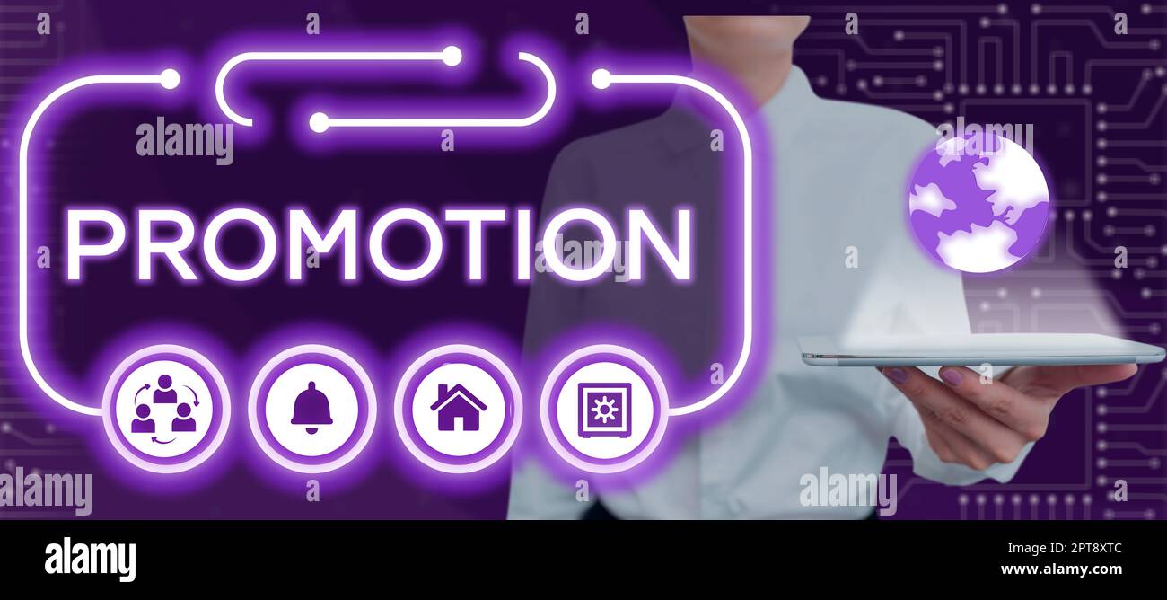 Inspiration showing sign Promotion, Word for the general word for ...