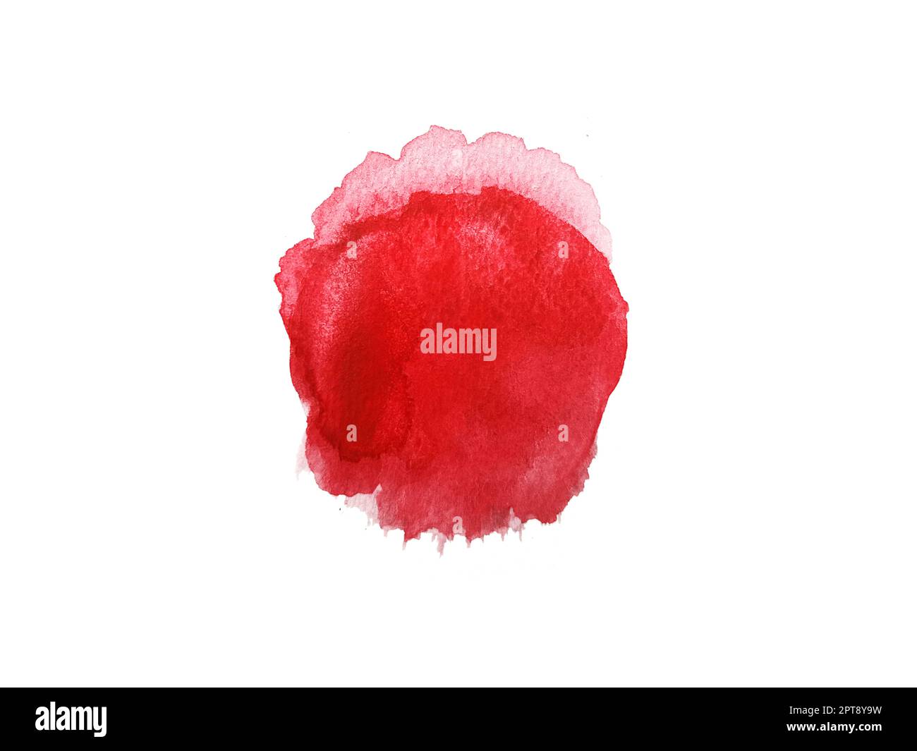 Abstract watercolor hand paint texture, isolated on white background ...
