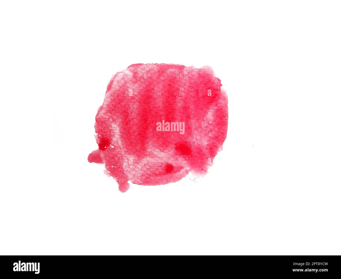 Abstract watercolor hand paint texture, isolated on white background ...