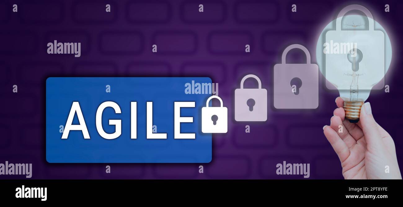 Sign Displaying Agile Conceptual Photo Iterative Approach To Software Delivery Builds Software