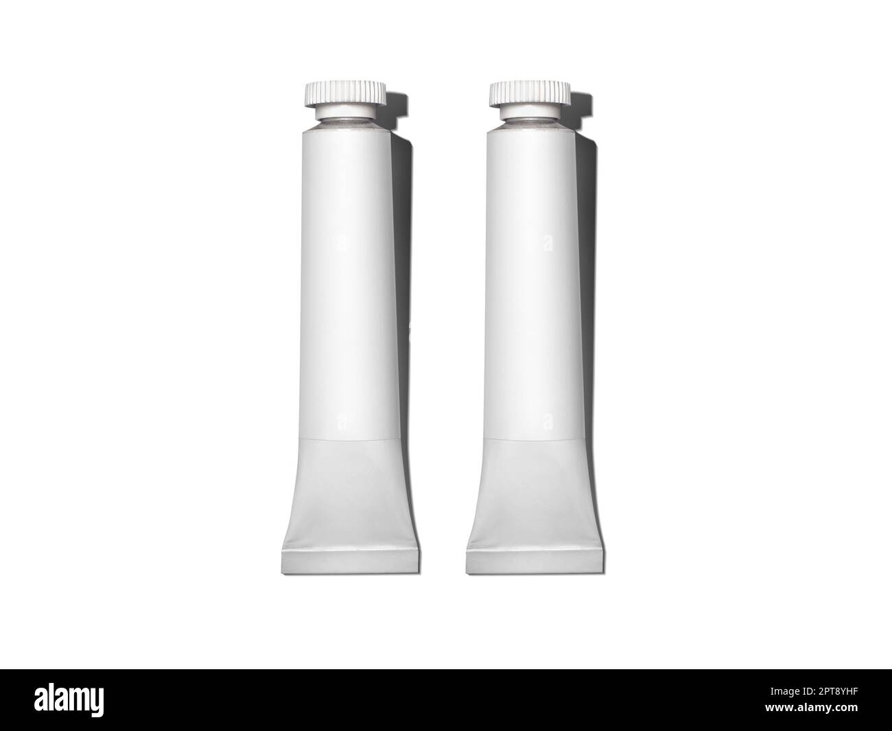 color tube on a white background Stock Photo - Alamy