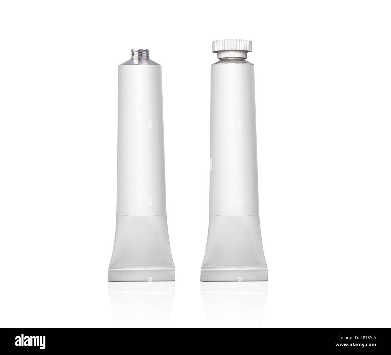 color tube on a white background Stock Photo - Alamy