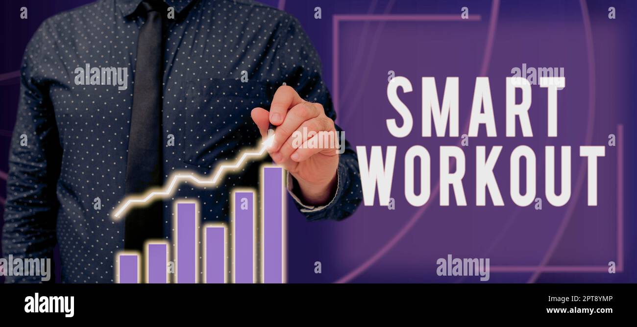 Handwriting text Smart Workout, Conceptual photo properlydesigned ...