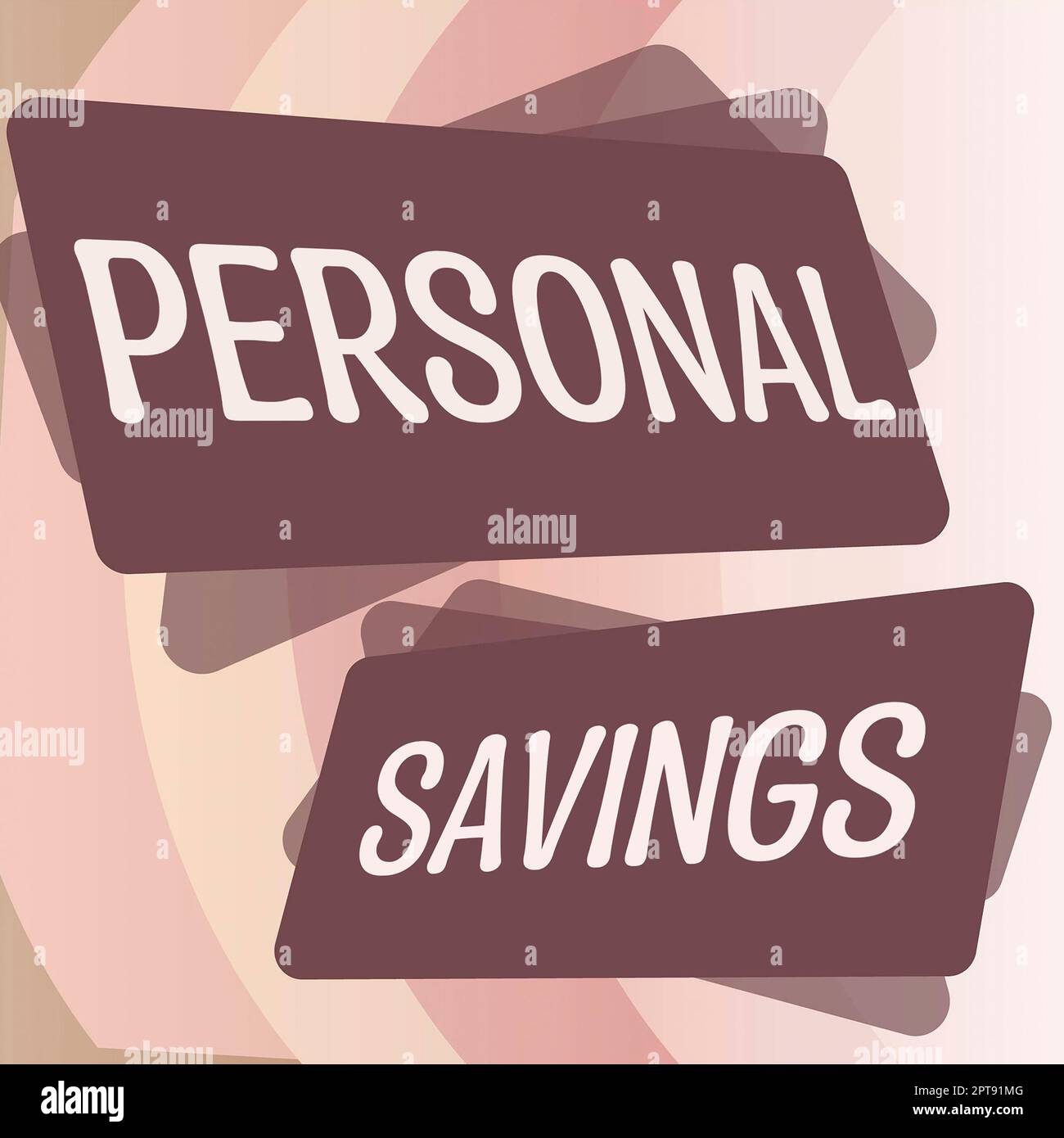 Hand writing sign Personal Savings, Word Written on A method of ...