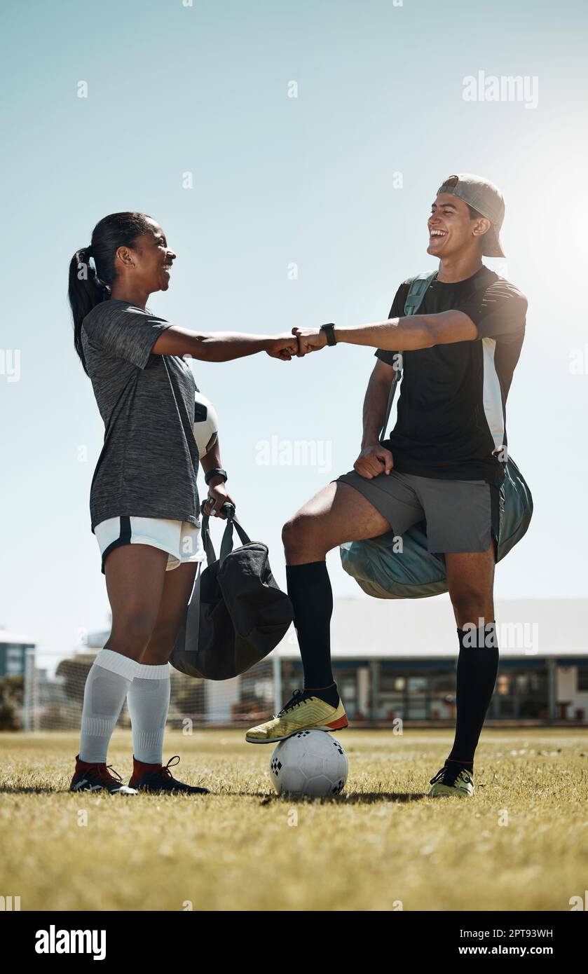 Fist bump athlete hi-res stock photography and images - Alamy