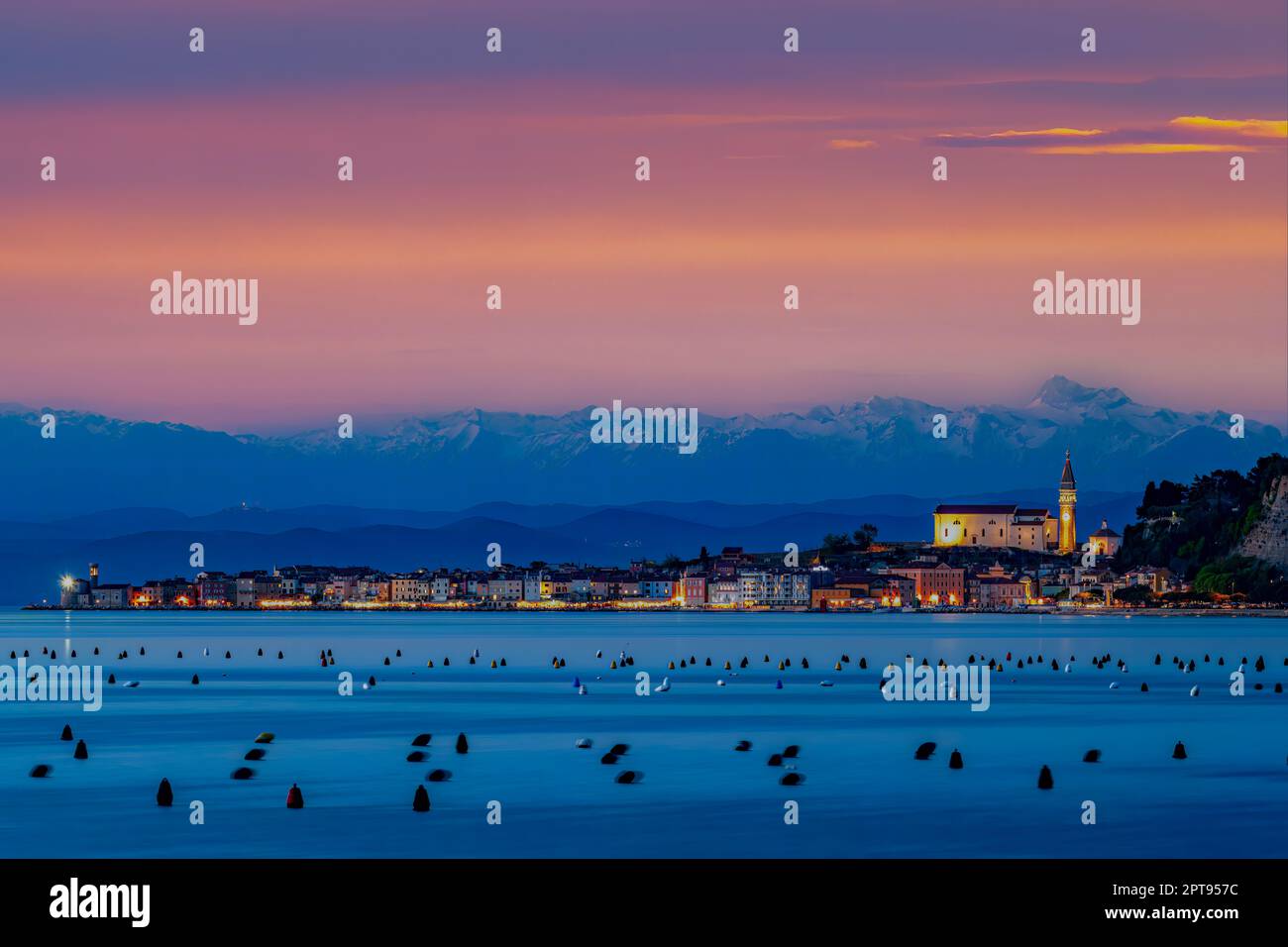 Piran city map hi-res stock photography and images - Alamy