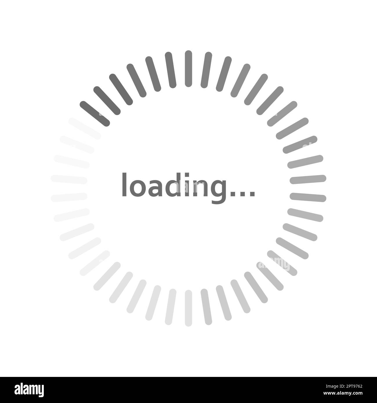 Circle scale download status, download progress on white background ...