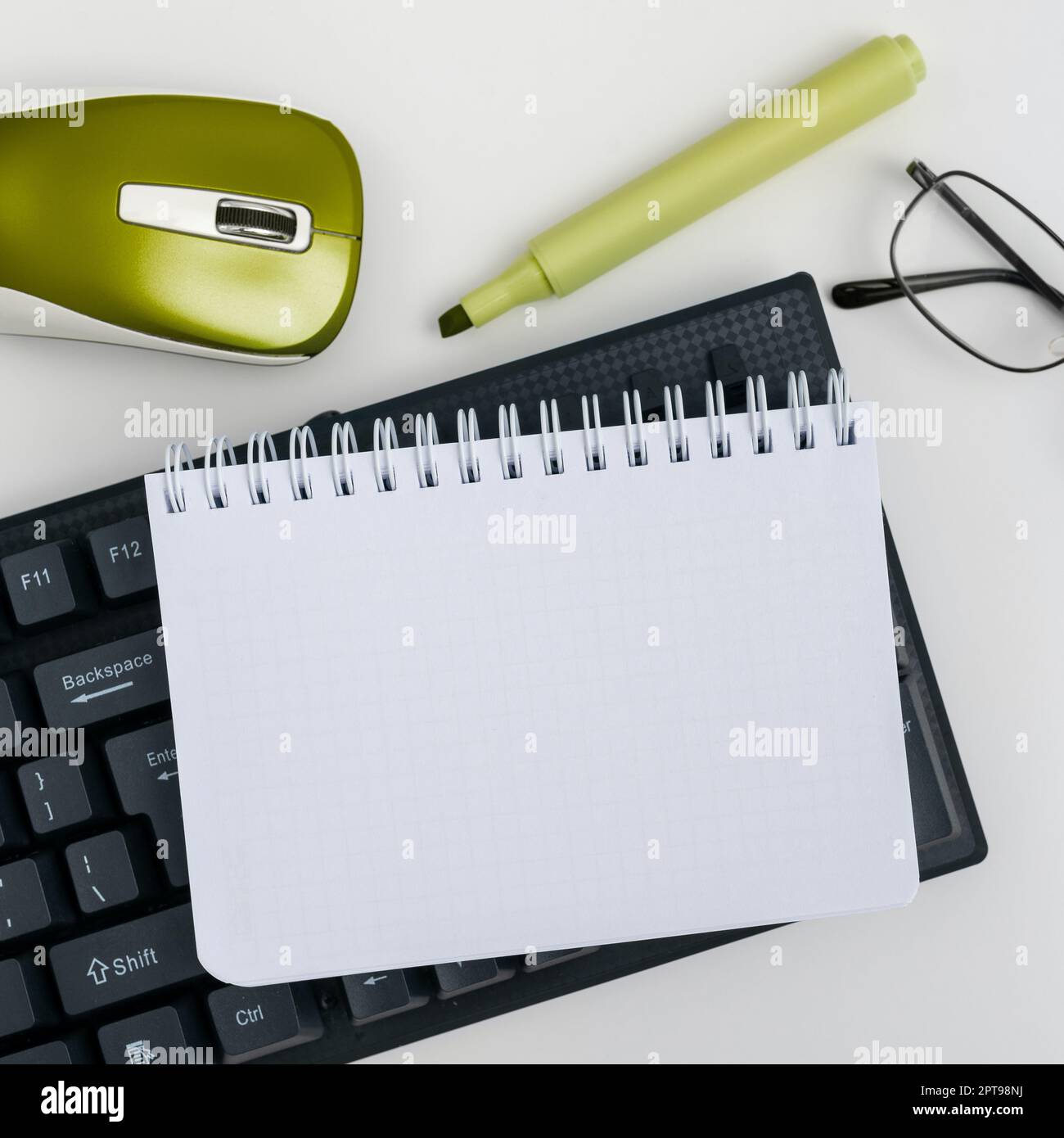 Multiple Assorted Collection Office Stationery Photo Placed Over Table ...