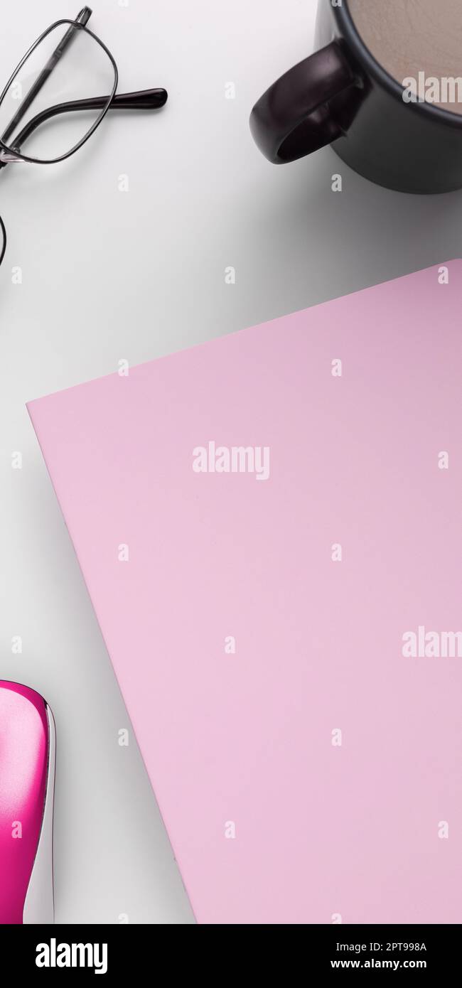 Multiple Assorted Collection Office Stationery Photo Placed Over Table ...