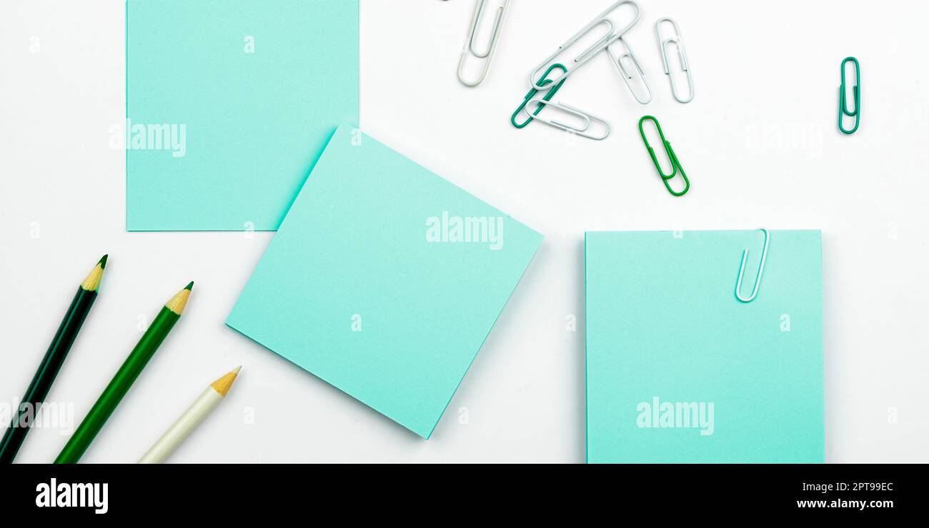 Multiple Assorted Collection Office Stationery Photo Placed Over Table ...