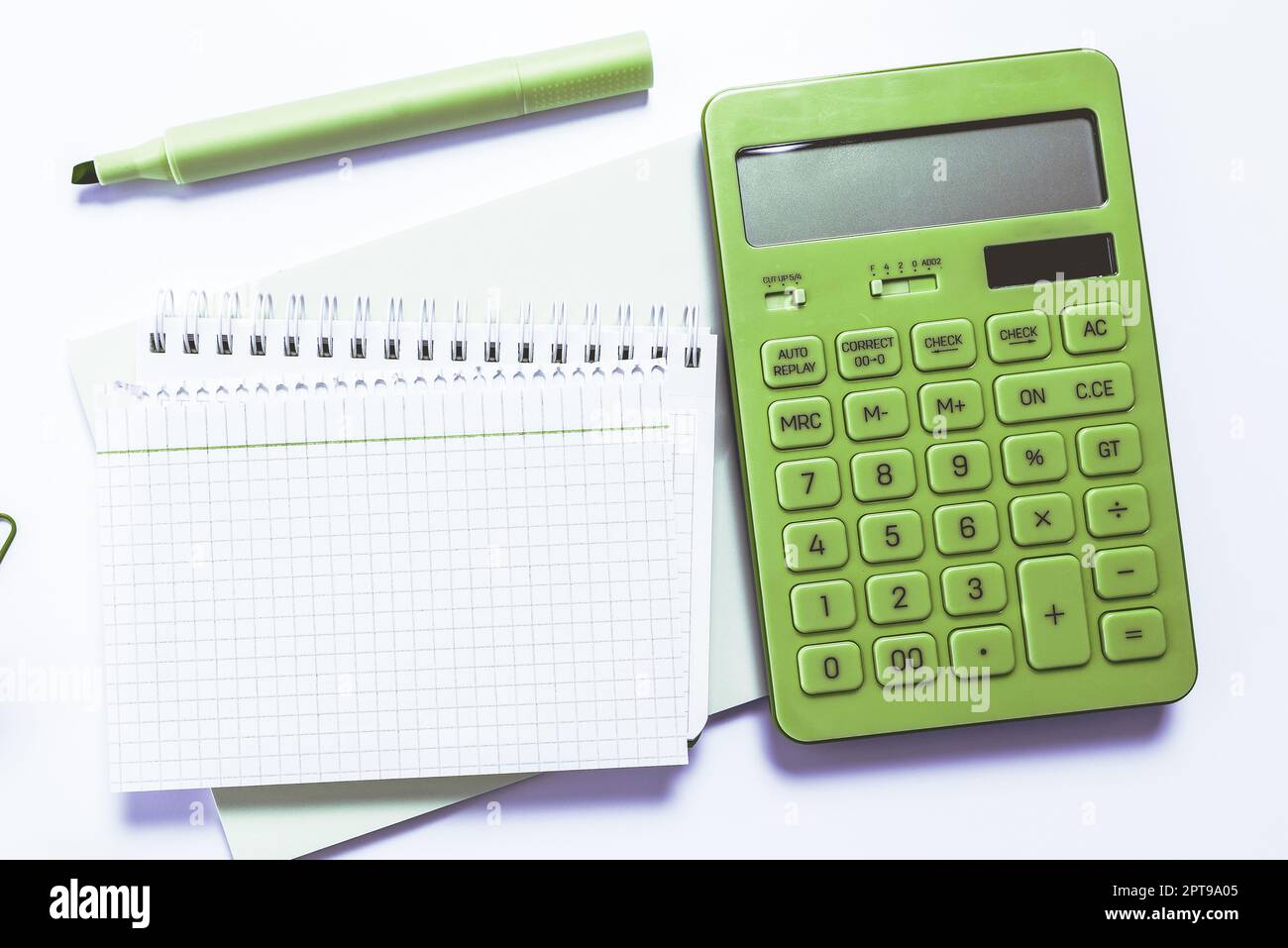 Multiple Assorted Collection Office Stationery Photo Placed Over Table ...