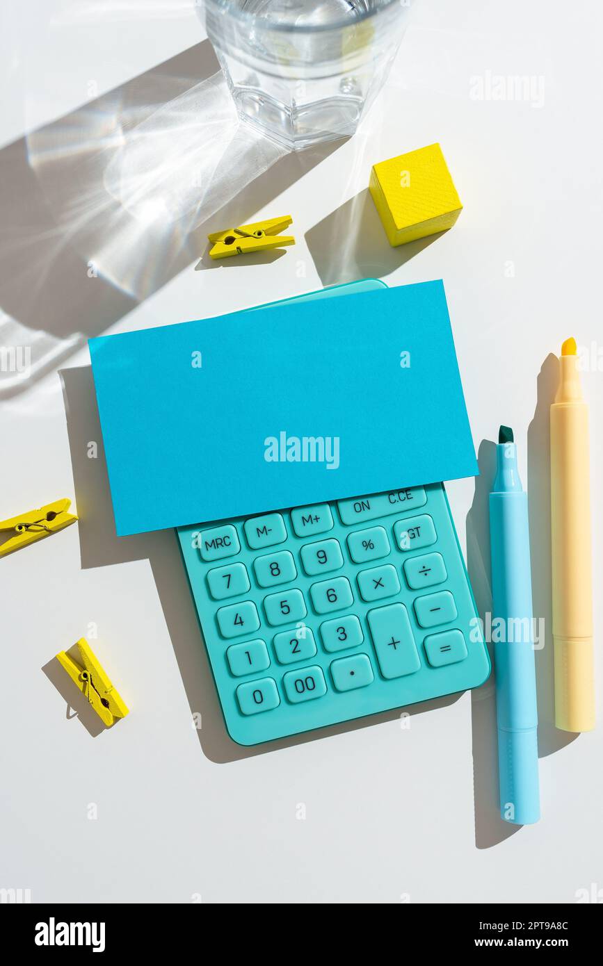 Multiple Assorted Collection Office Stationery Photo Placed Over Table ...