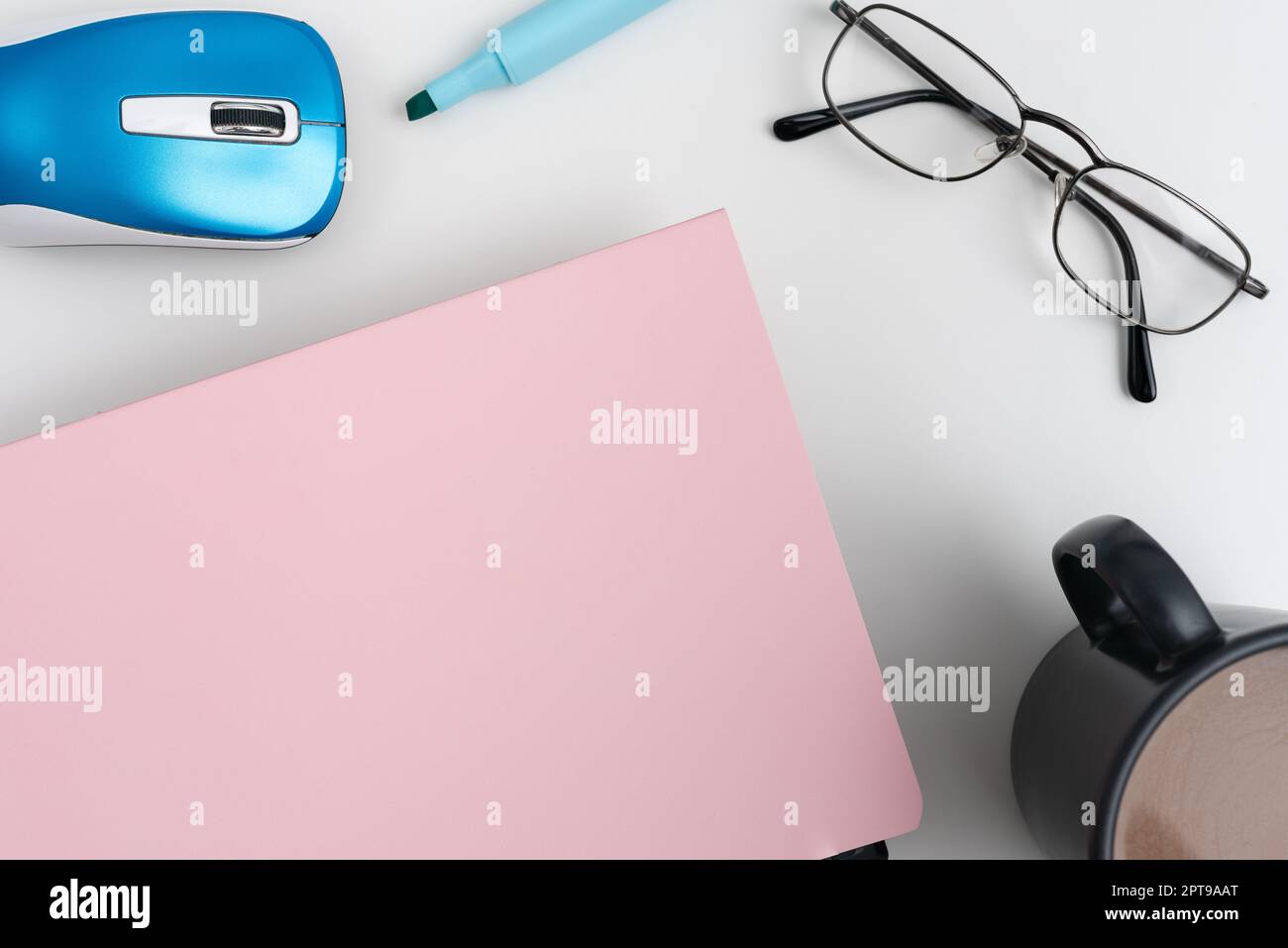 Multiple Assorted Collection Office Stationery Photo Placed Over Table ...