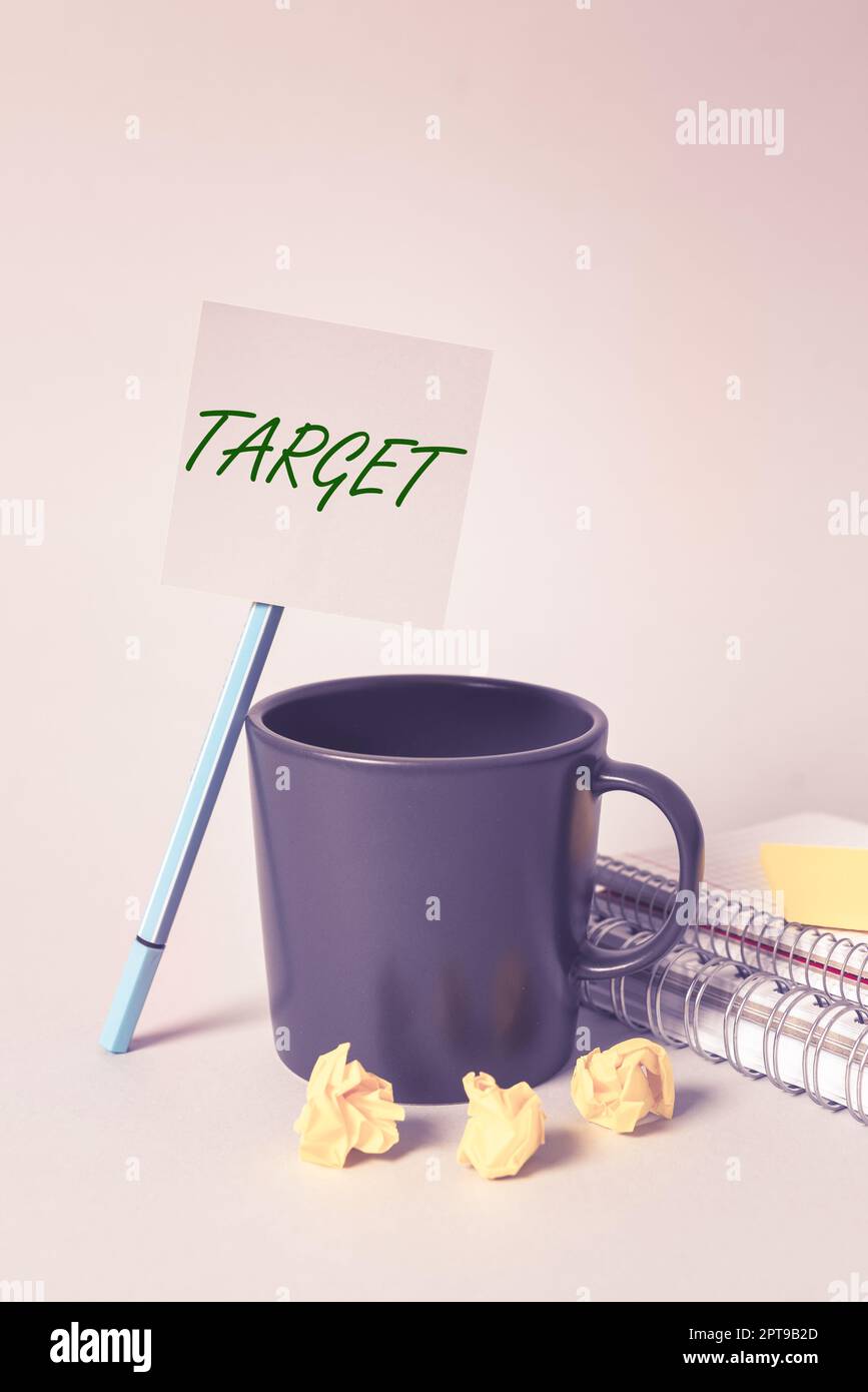 Inspiration showing sign Target, Business idea something at which ...