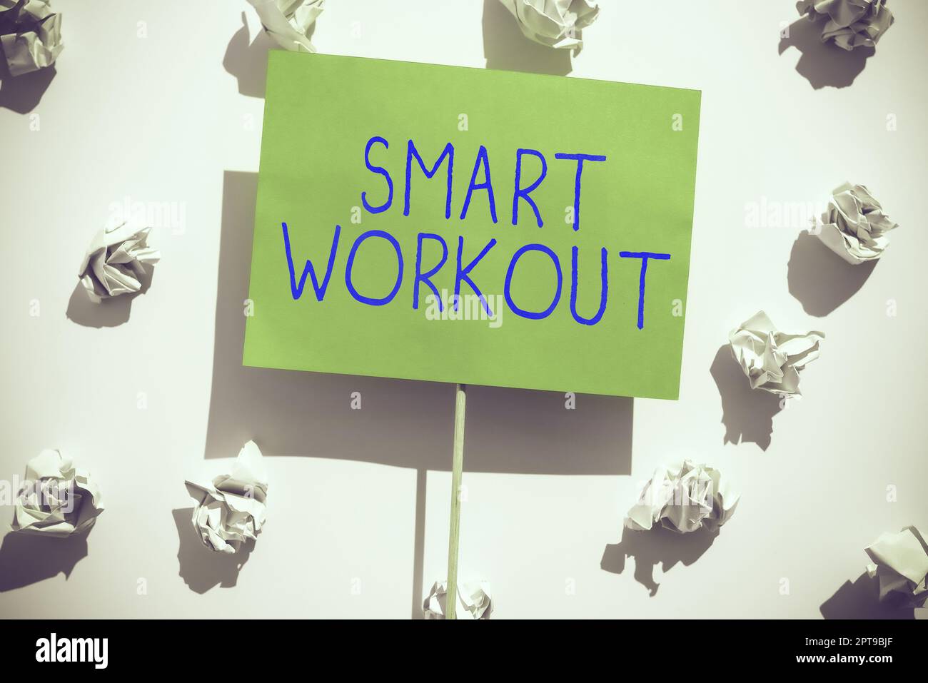 Handwriting text Smart Workout, Business showcase properlydesigned ...