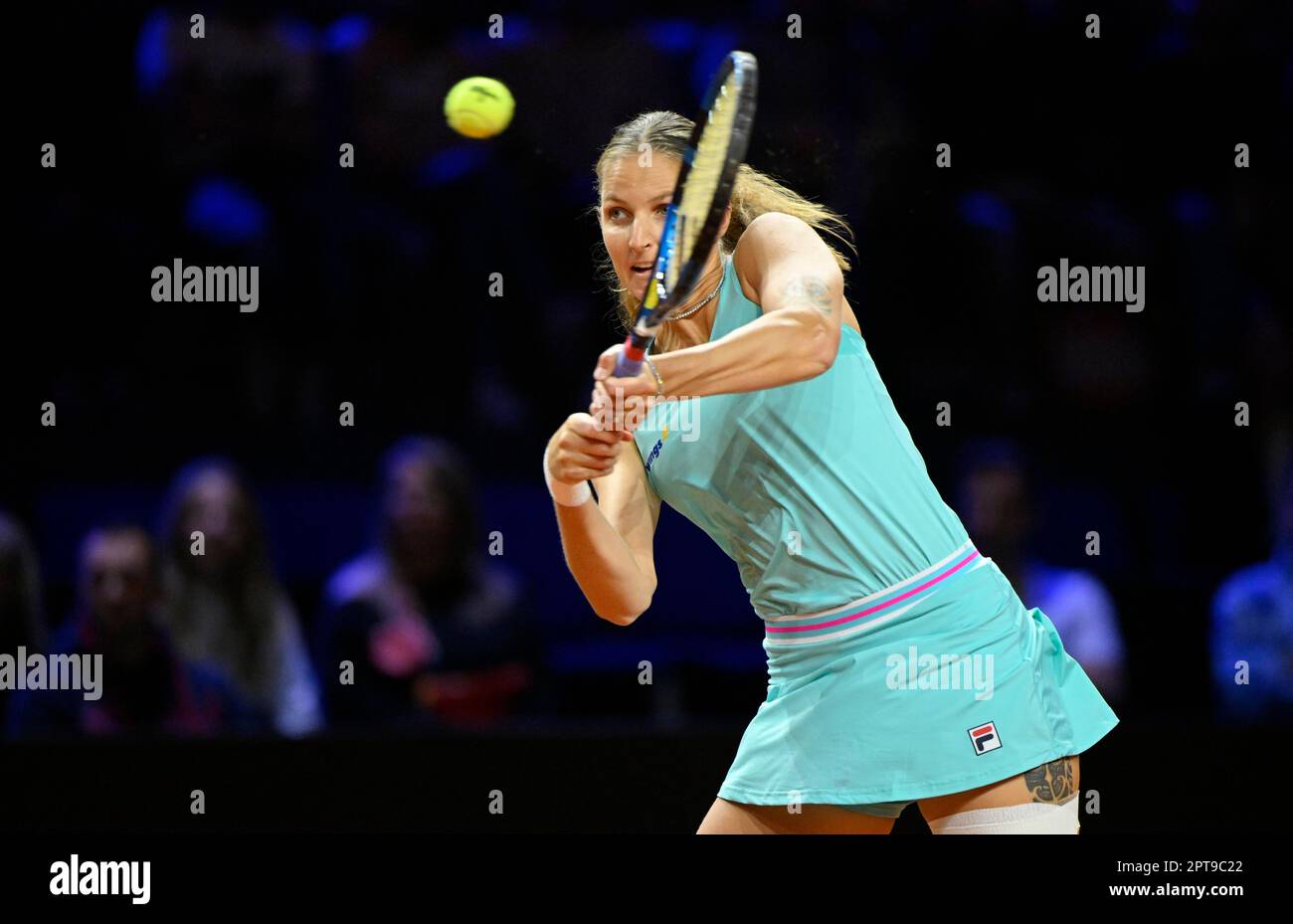 Karolina Pliskova (CZE) Action, Porsche Tennis Grand Prix, Porsche ... Karolina Pliskova (CZE) Action, Porsche Tennis Grand Prix, Porsche ...
