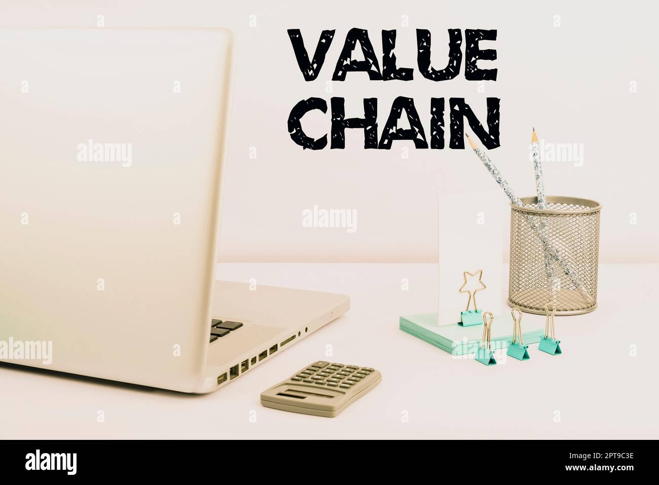 Conceptual caption Value Chain, Word for set of functional activities making the product more ...