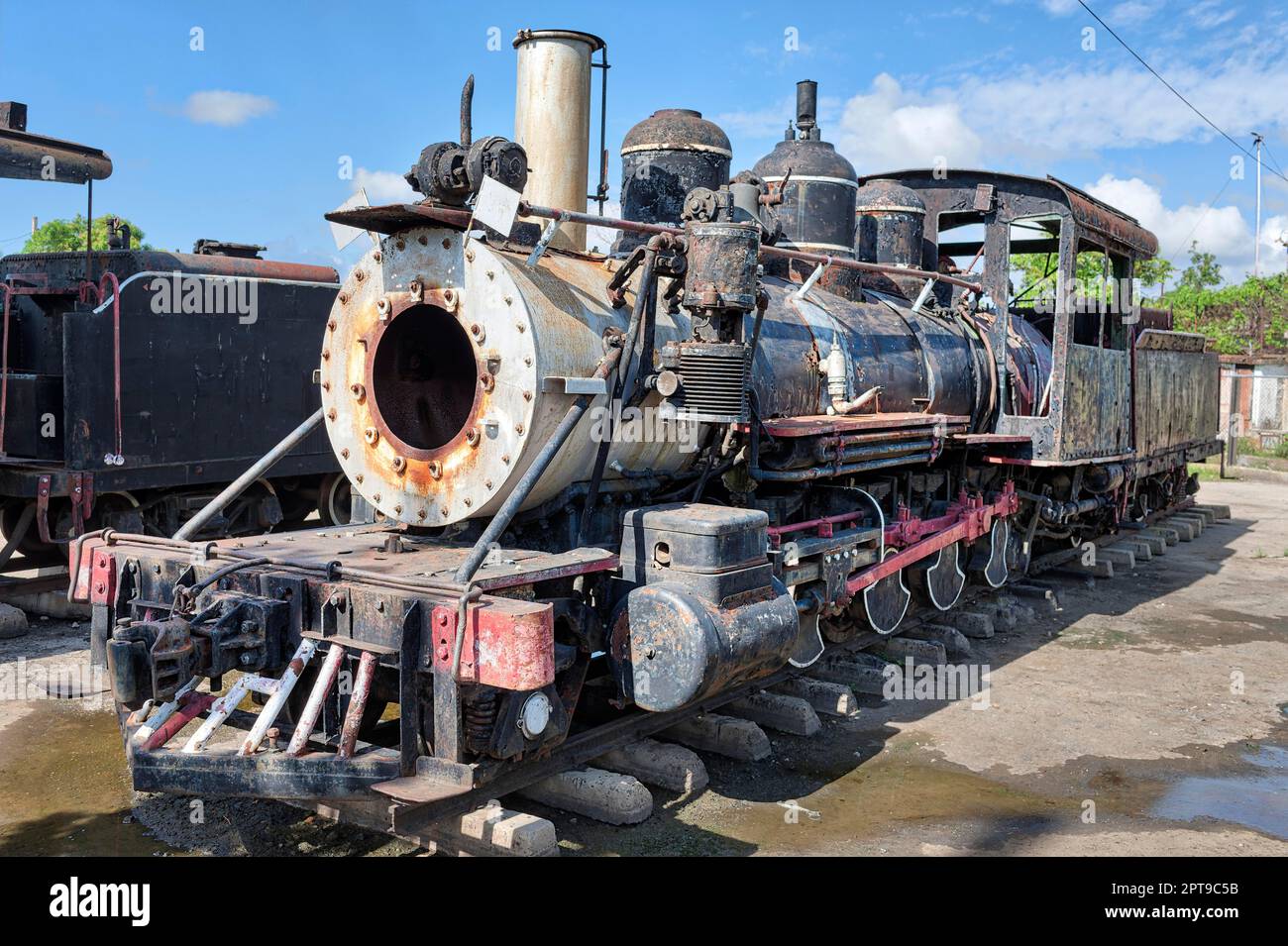 Steam locomotive, railway, museum, Cienfuegos, Cuba Stock Photo - Alamy