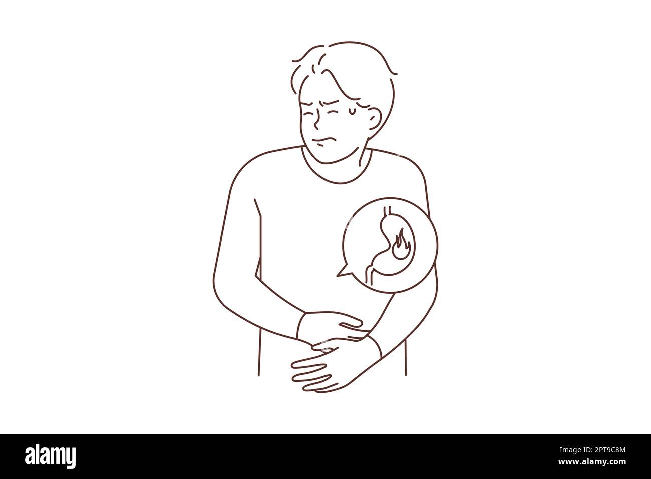 Intestinal tract cartoon hi-res stock photography and images - Alamy