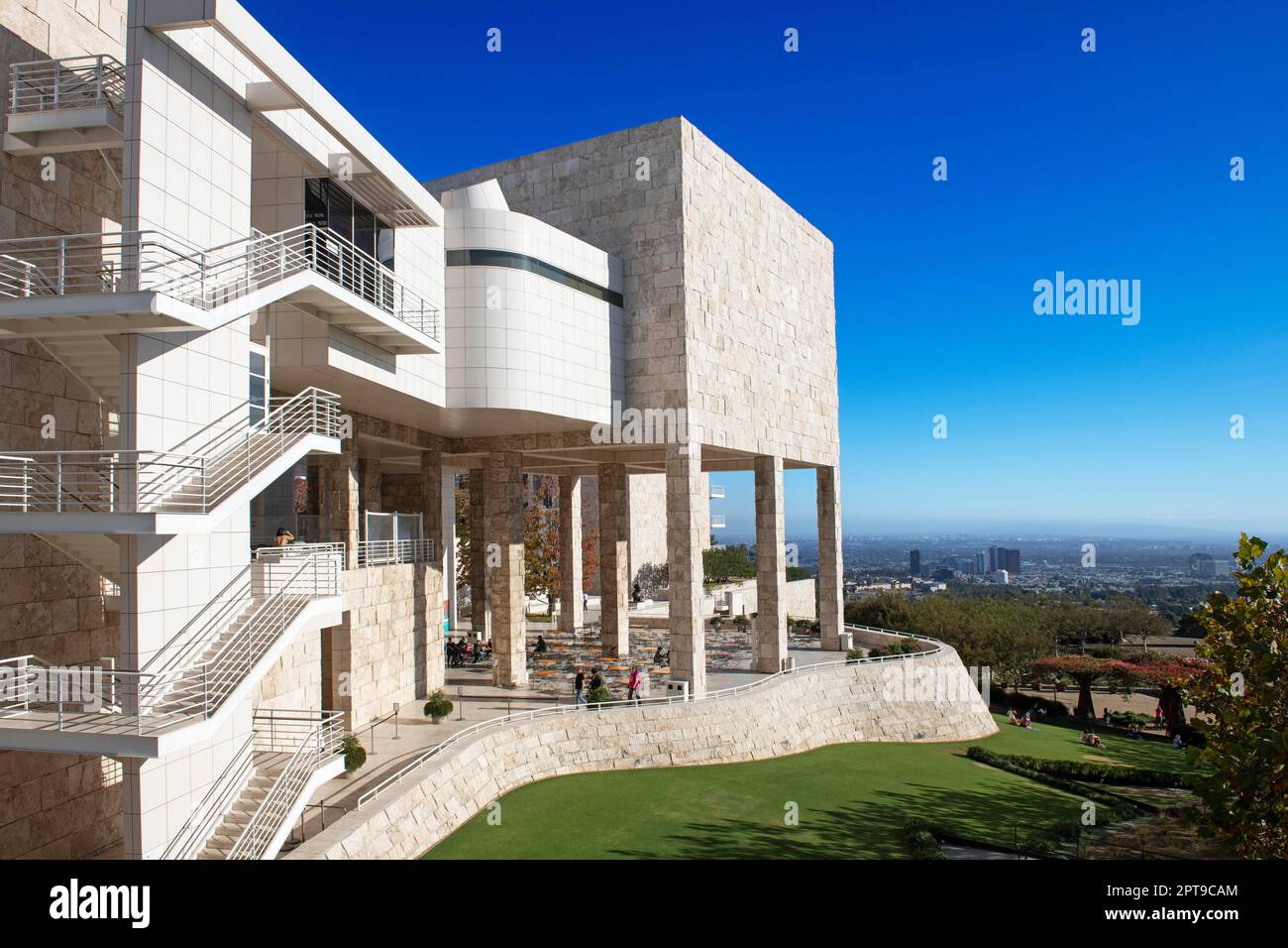 Getty Center, J. Paul Getty Museum, Brentwood, Los Angeles, California ...