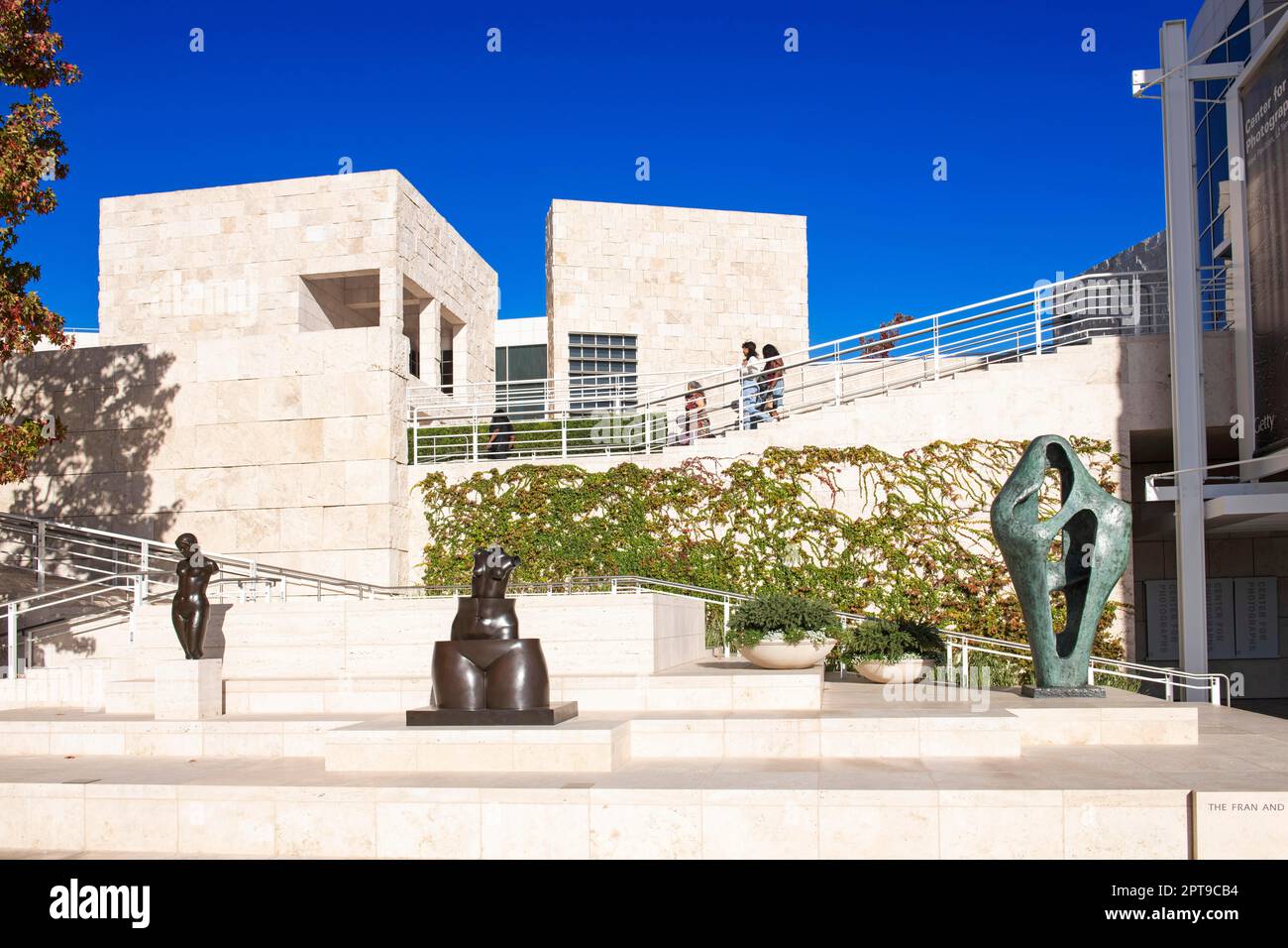 Getty Center, J. Paul Getty Museum, Brentwood, Los Angeles, California ...