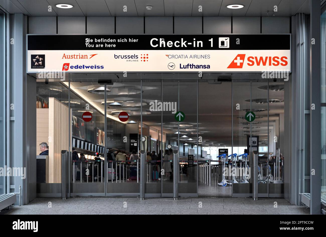 At entrance to terminal 1 hi-res stock photography and images - Alamy