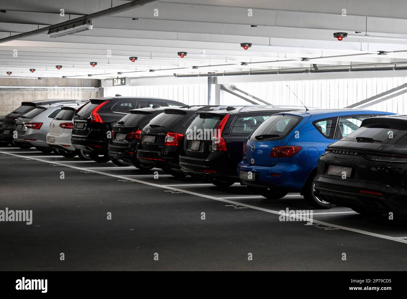 Car park cars Stock Photo - Alamy