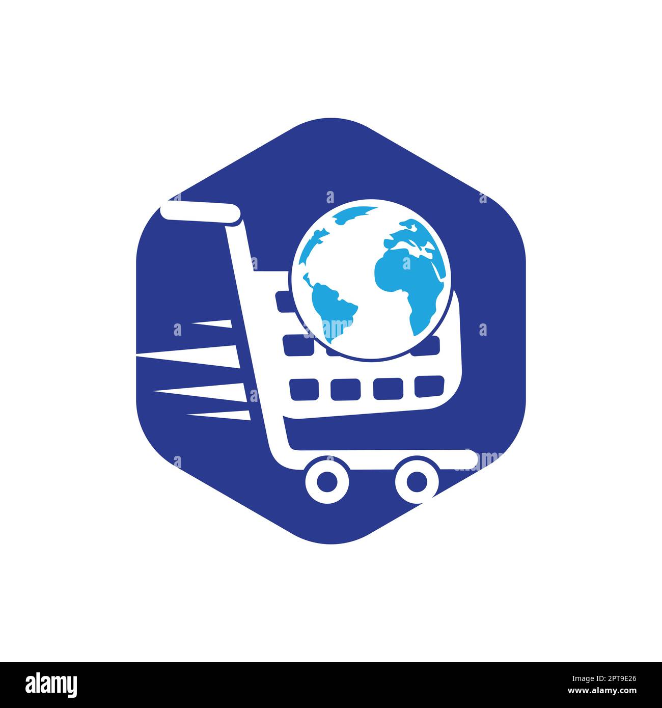 Globe shopping cart vector logo design. Online Shop logo designs ...