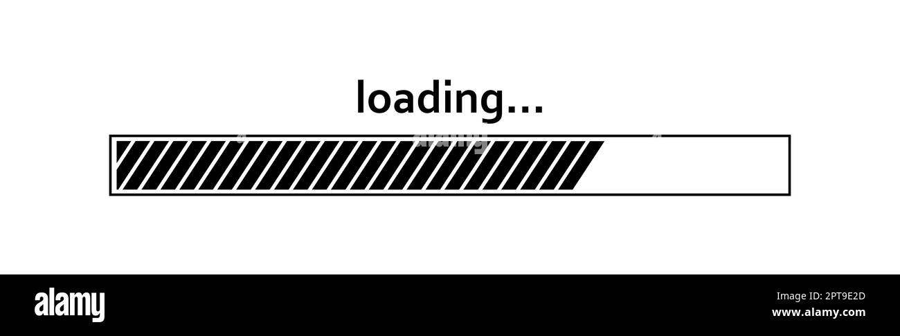 Download status scale, download progress on white background - Vector ...