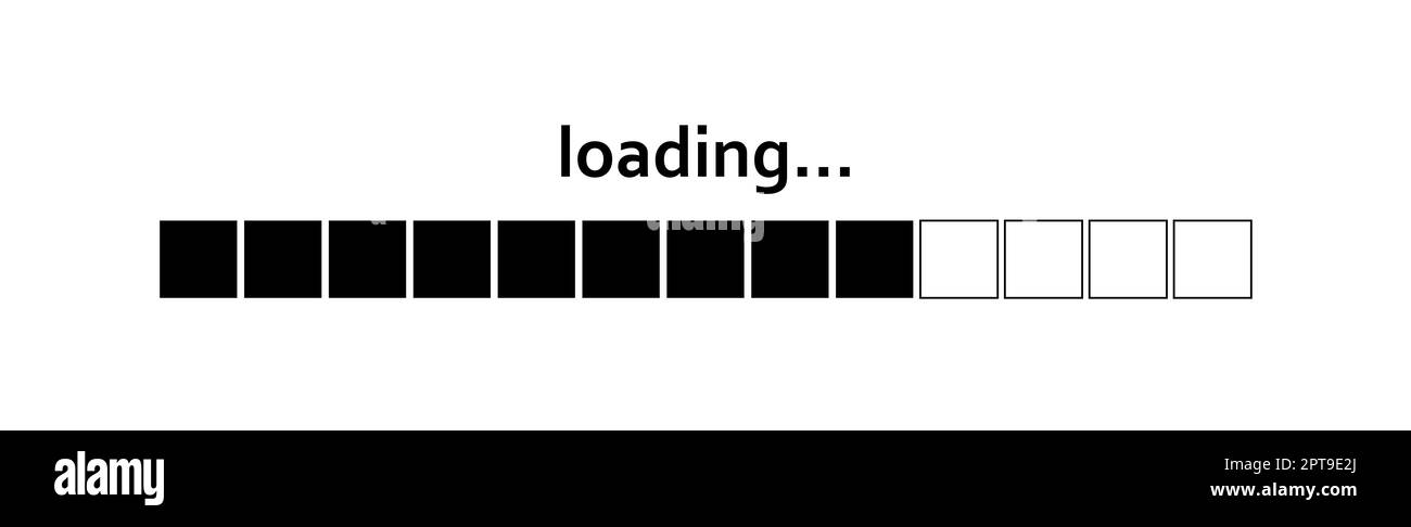 Download status scale, download progress on white background - Vector ...