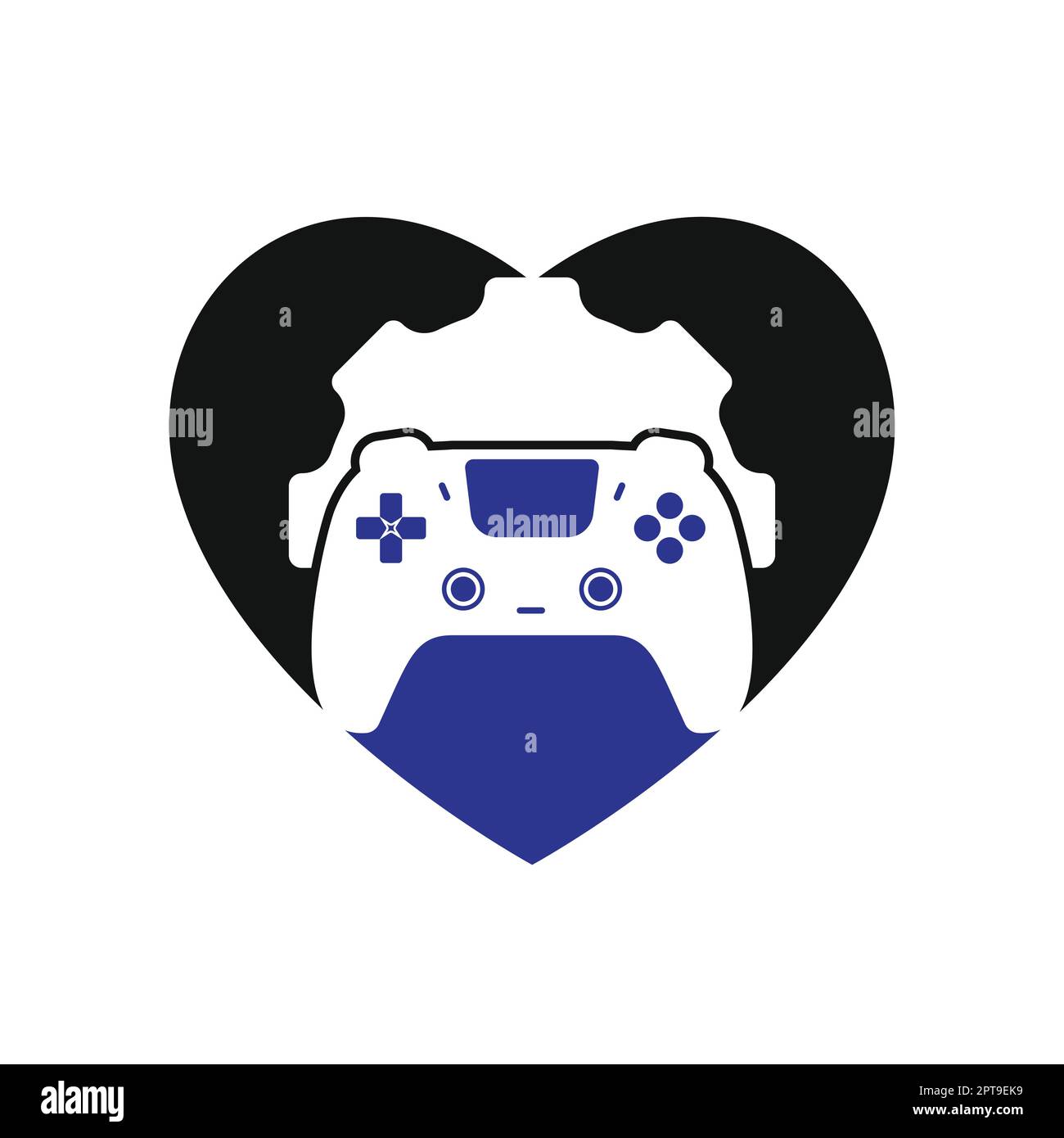 Video game repair vector logo design template. Gamepad with gear icon ...