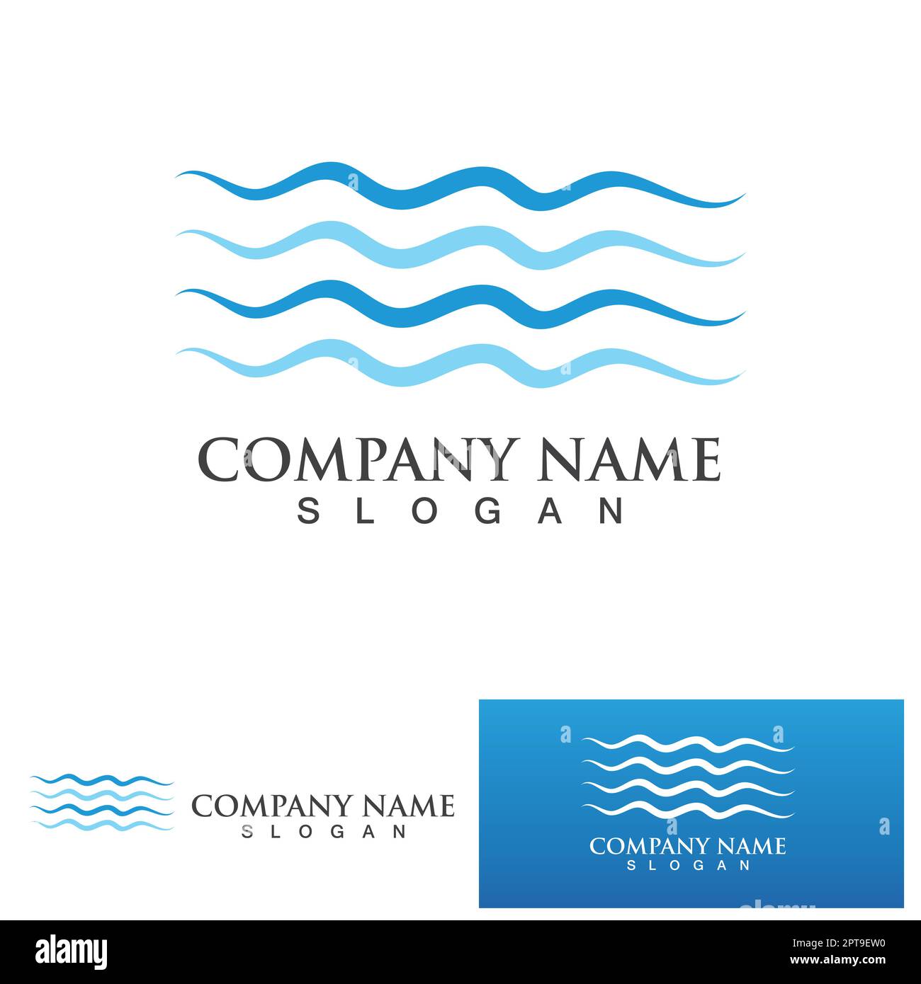 Wave water beach logo Stock Vector Image & Art - Alamy