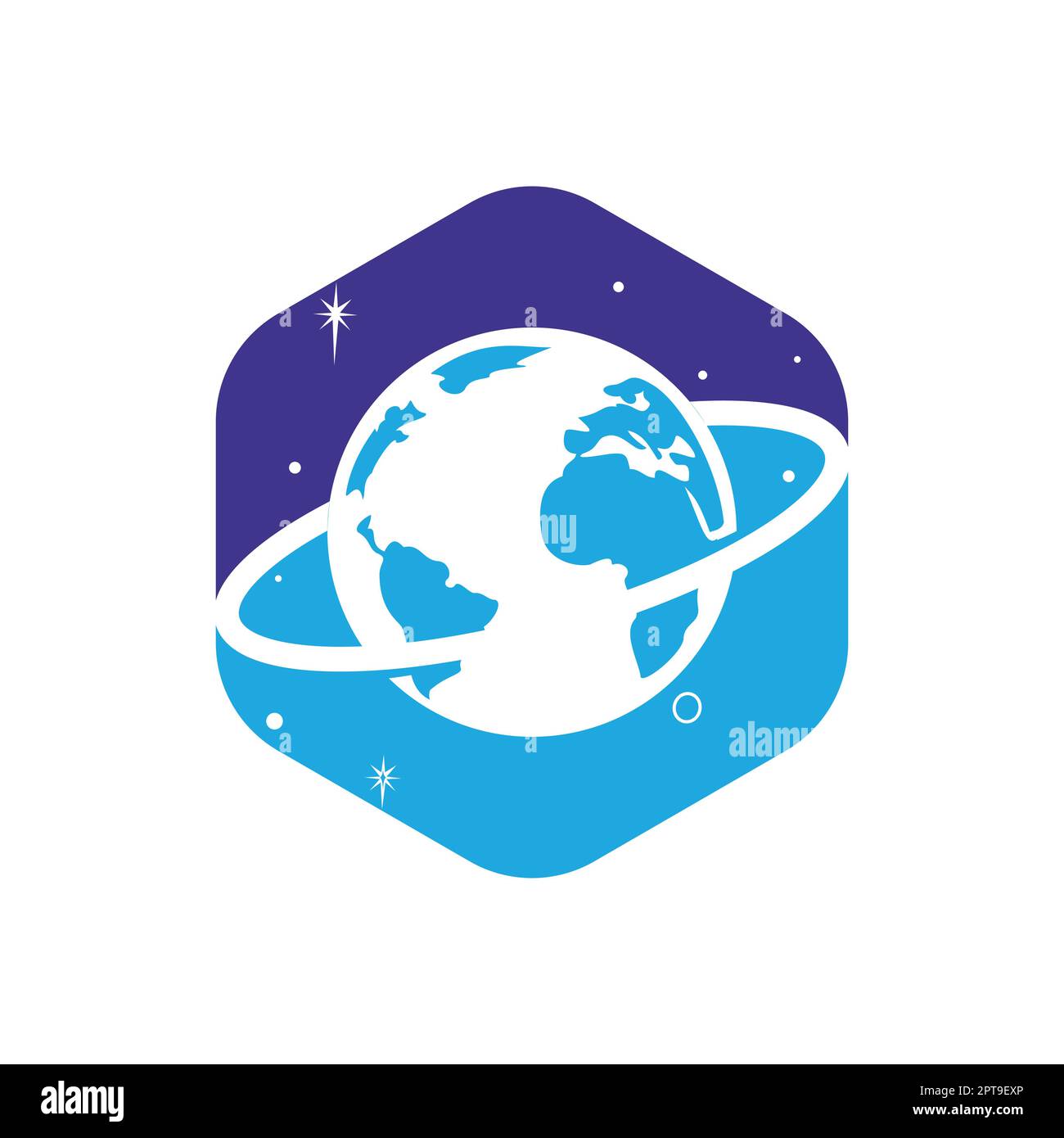 Planet vector logo design template. Space logo design concept Stock ...