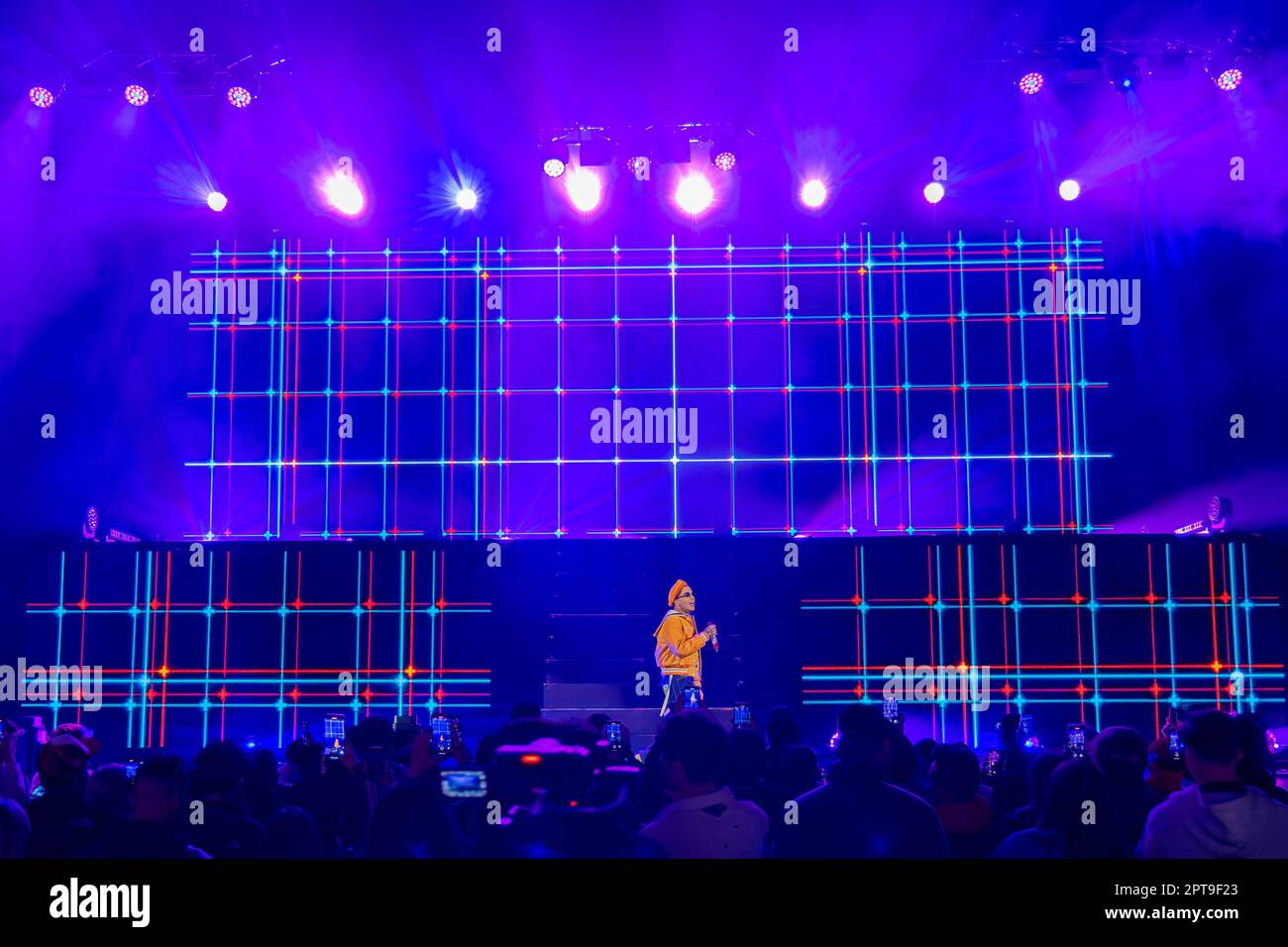 Verona, Italy. 27th Apr, 2023. Sfera Ebbasta during Sfera Ebbasta - Arena di Verona, Italian ...