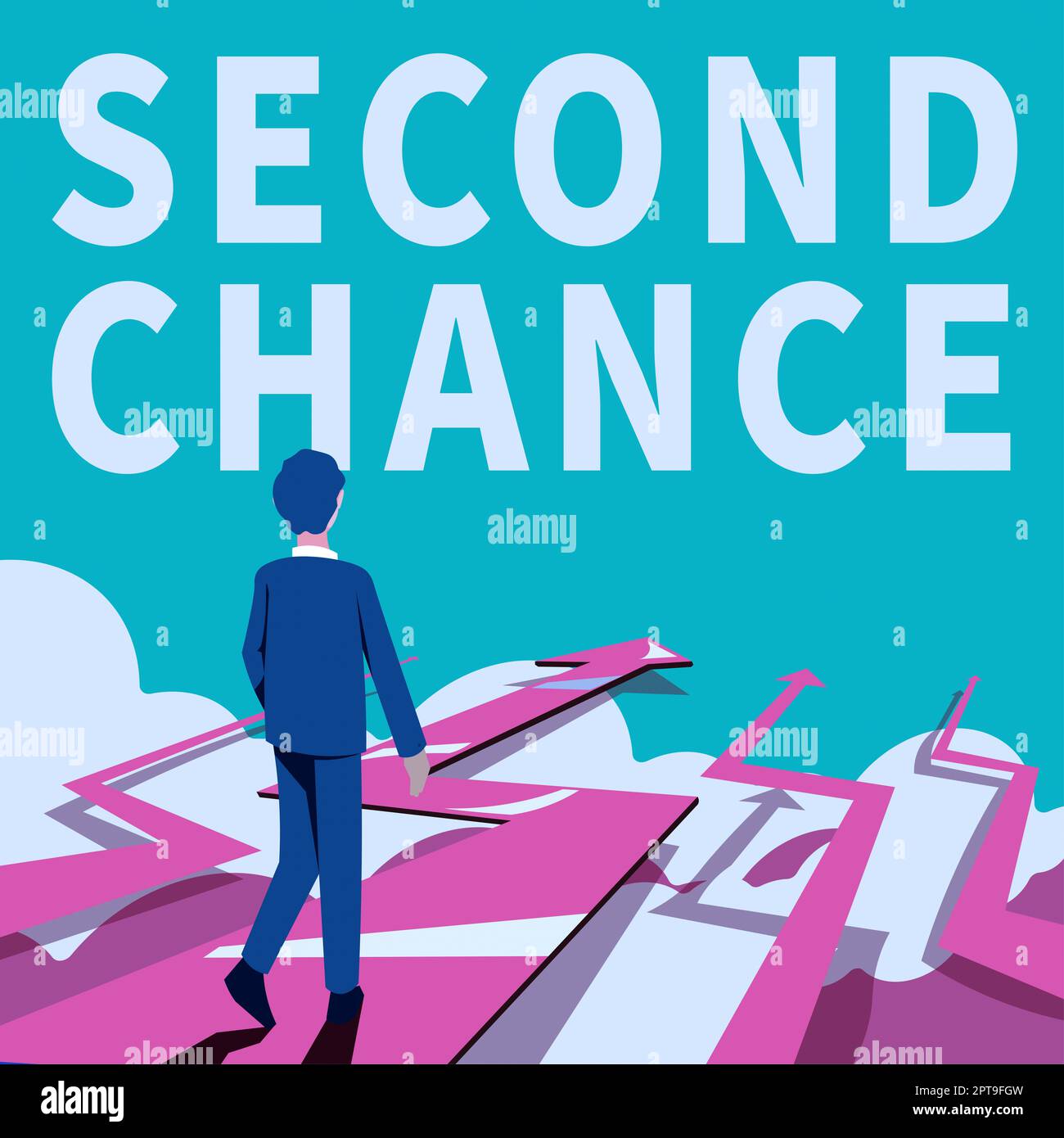 Writing displaying text Second Chance, Word Written on the opportunity ...