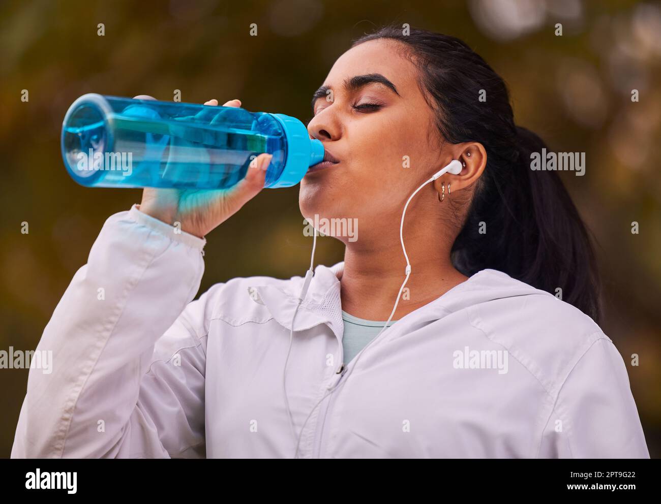 Women Bottled Water Workout
