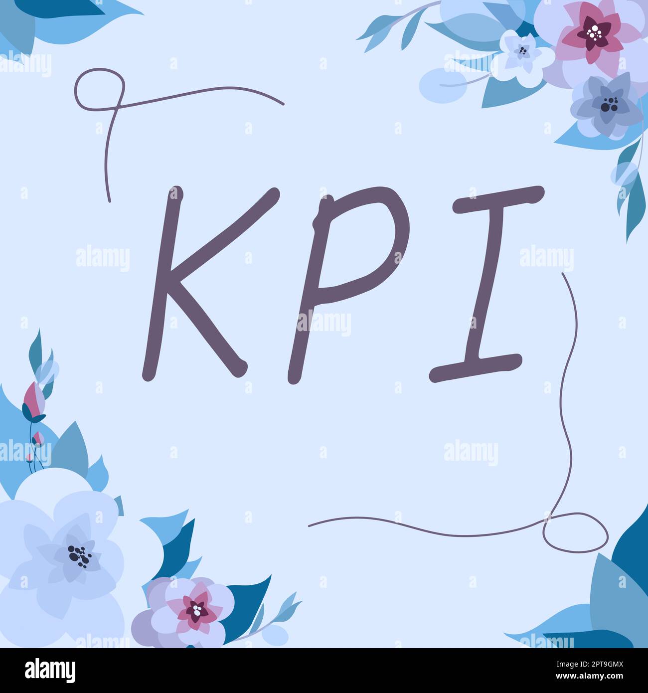 Text caption presenting Kpi, Word Written on demonstrates how ...