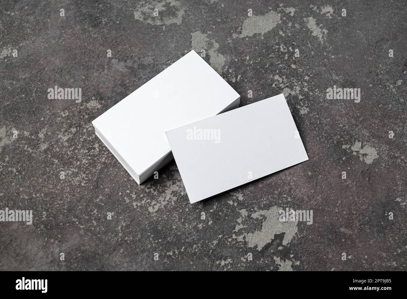 Photo of blank business cards. Template for your design Stock Photo - Alamy