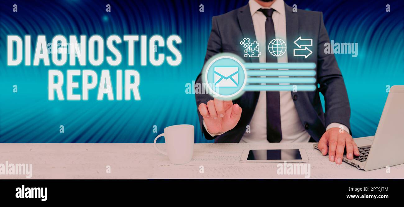 Conceptual caption Diagnostics RepairA program or routine that helps a ...