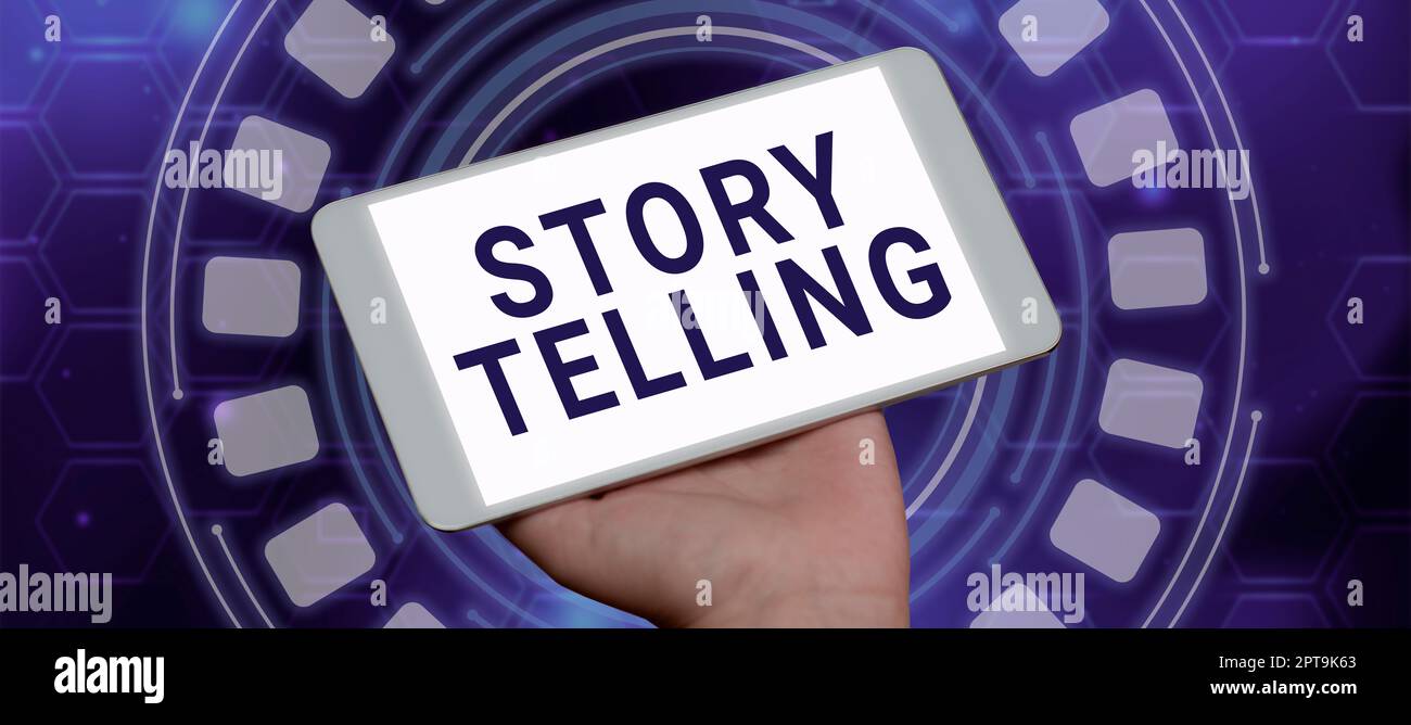 Writing Displaying Text Story Telling Business Concept Narrative Style