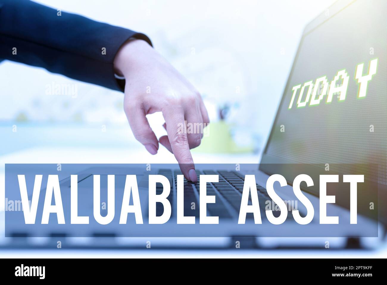 Writing displaying text Valuable AssetYour most valuable asset is your ...