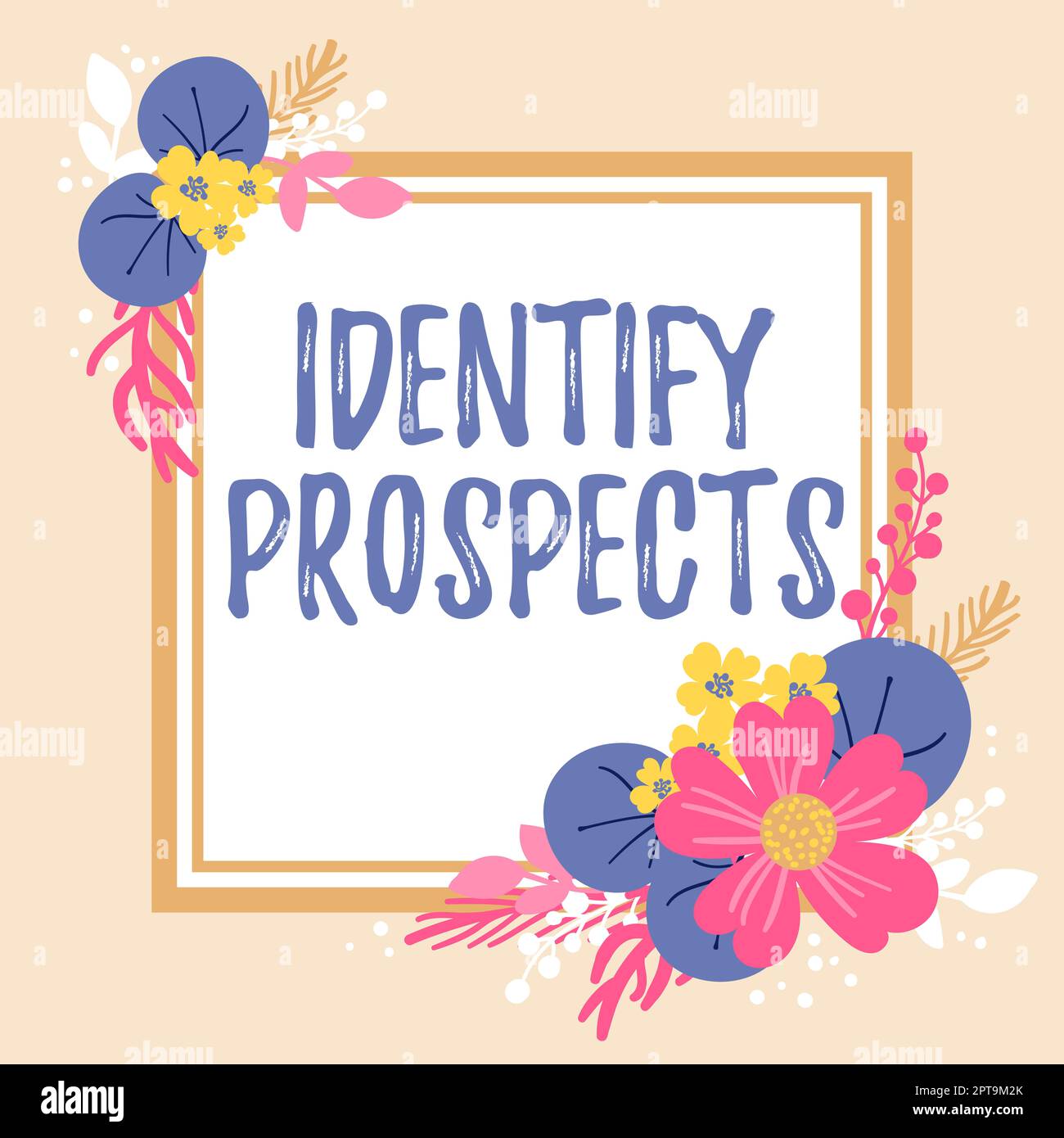 Conceptual caption Identify ProspectsPossible client Ideal Customer ...