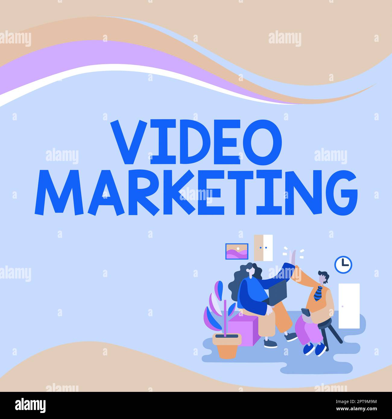 Text sign showing Video Marketingcreate short videos about specific ...