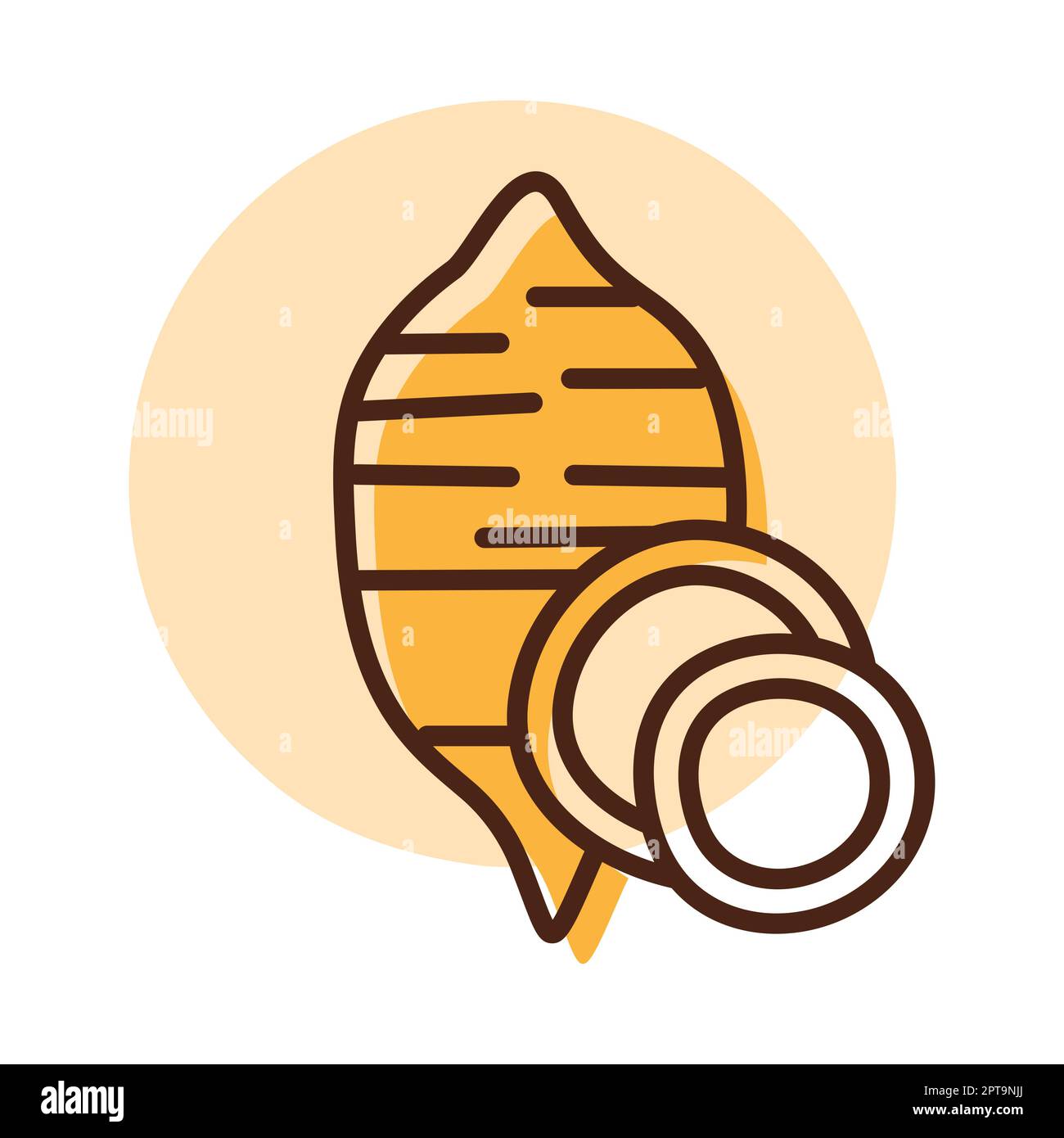 Sweet Potato isolated vector icon. Vegetable sign. Graph symbol for ...