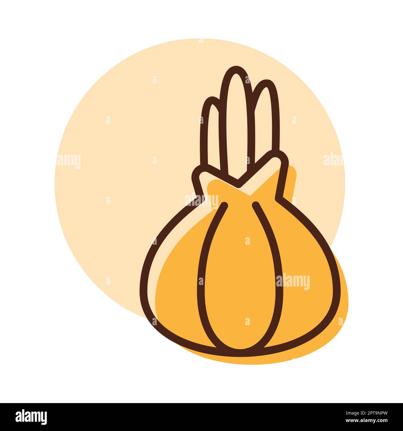 Onion isolated design vector icon. Vegetable sign. Graph symbol for ...